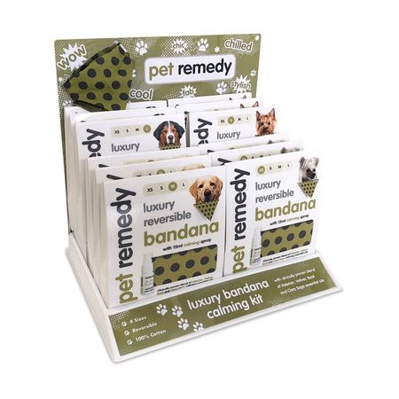 Pet Remedy Bandana Counter Display Unit - Starter Pack only £124.20