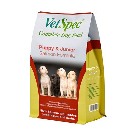 VetSpec Complete Puppy & Junior Dog Food (Salmon, Veg & Herbs) from £14.82