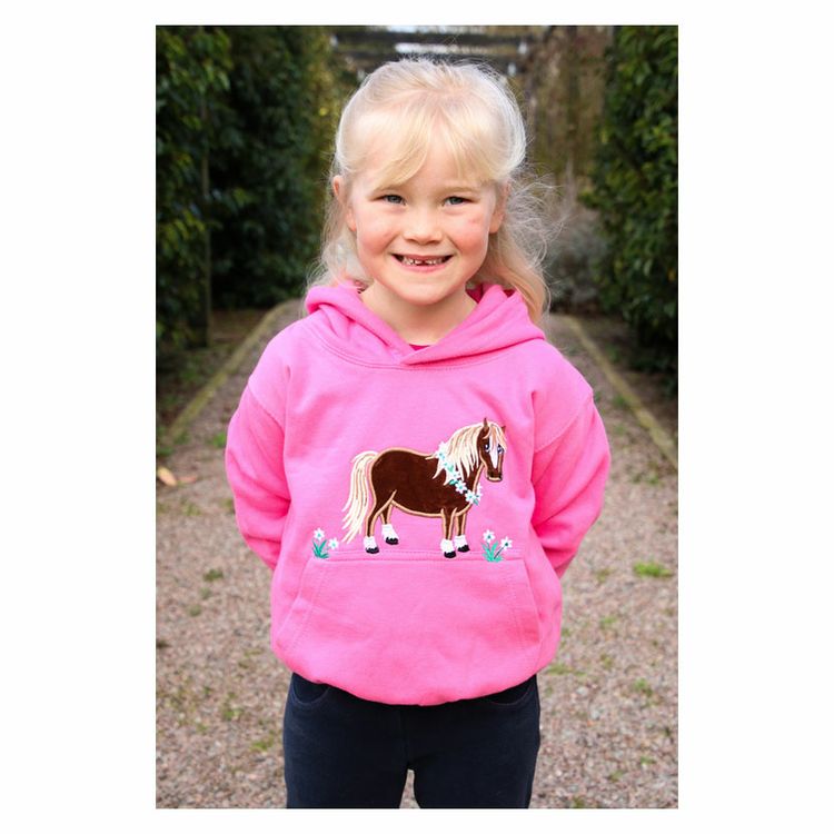 British Country Collection Flora Pony Childrens Hoodie from £20.80