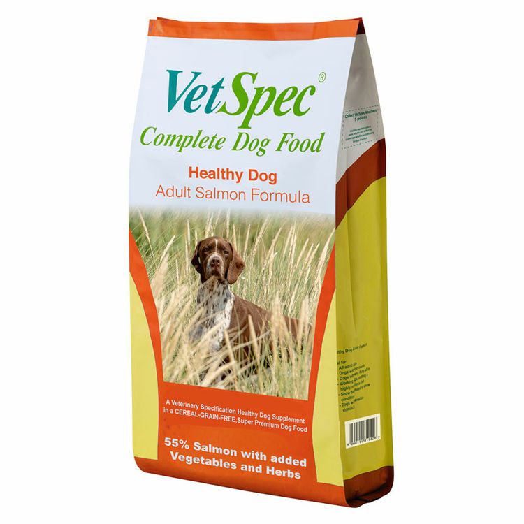 VetSpec Complete Healthy Adult Formula Dog Food (Salmon, Veg & Herbs ...