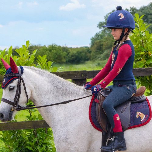 Riding Star Collection Hat Cover by Little Rider - One Size from £14.25